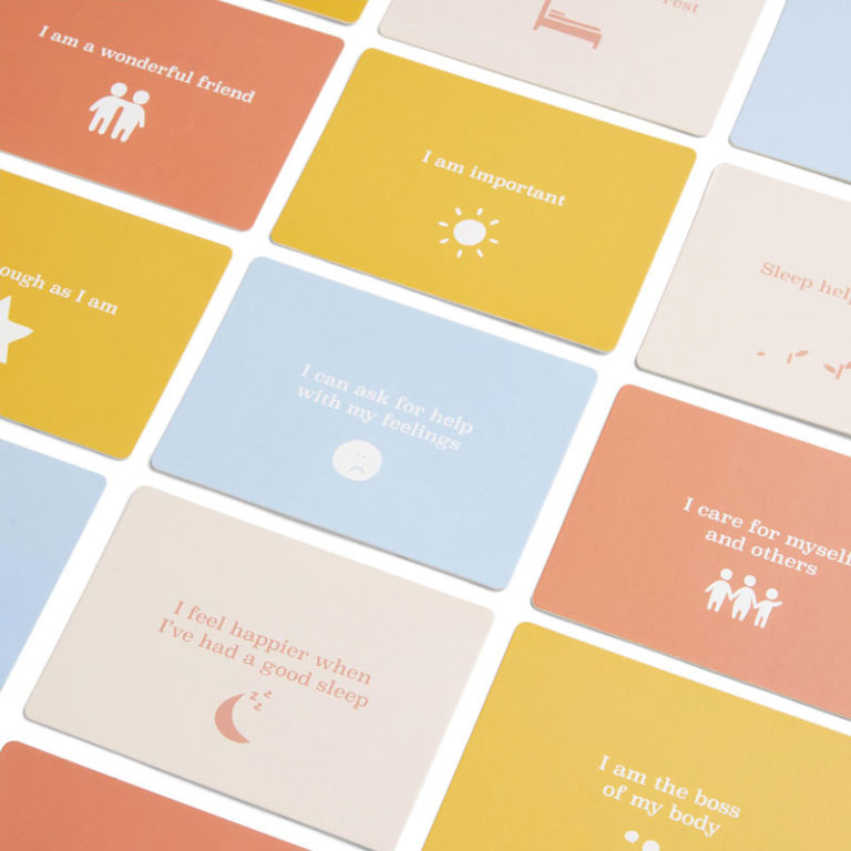 Hello, Sleep! Bedtime Affirmation Cards for Kids - Minty Magazine